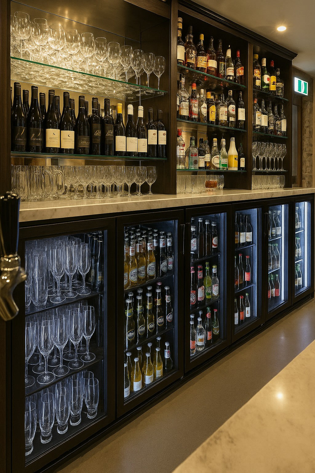 ABBR-4 Back Bar 4 Door Cabinet 764L