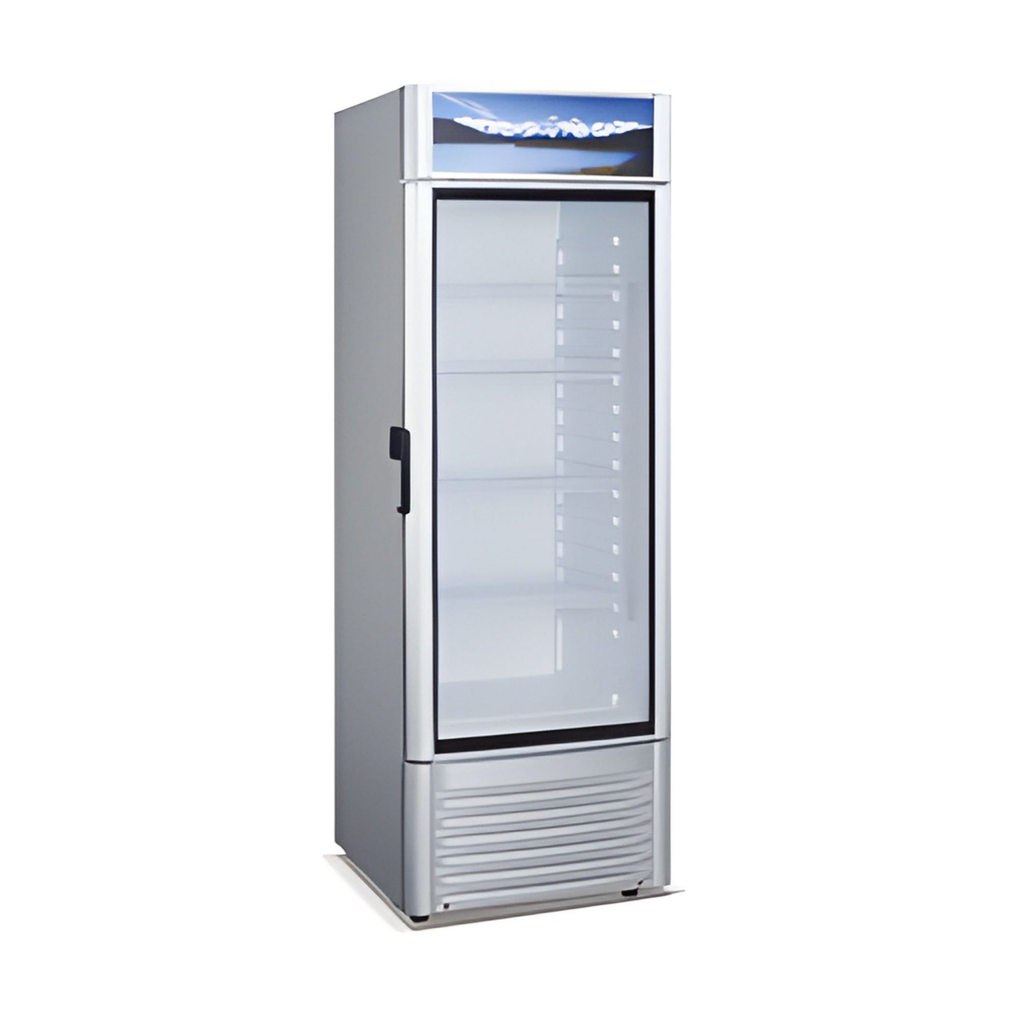 EKO XLS 280WG Single Glass Door 252L Vertical Chiller