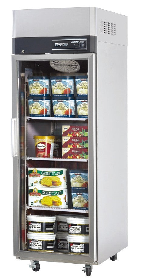 Turbo Air KF25-1G-N Glass Single Door 574L Vertical Freezer