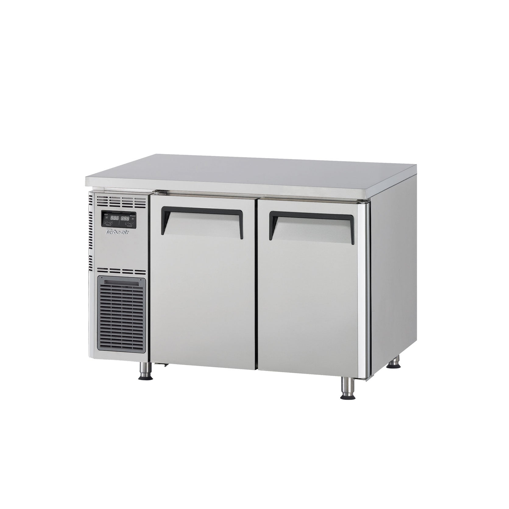 Turbo Air KURF12-2-N Dual Temp S/S 2 Door Under Bench Chiller/Freezer 257L